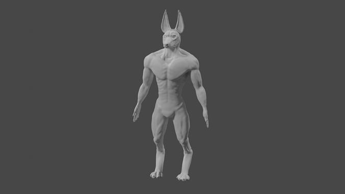 3D model Anubis rigged VR / AR / low-poly | CGTrader