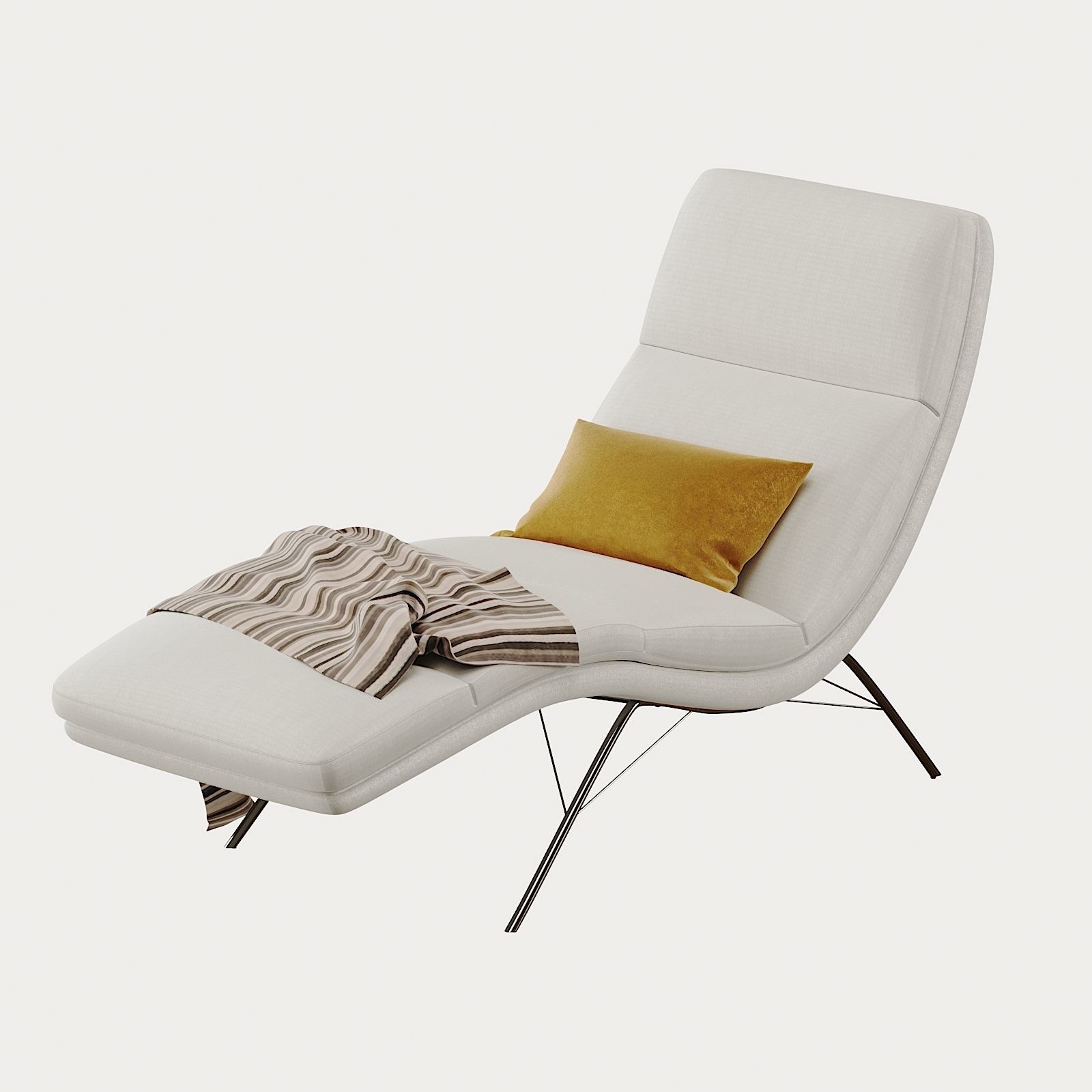3D model Roche Bobois Calibri lounge chair VR / AR / low-poly | CGTrader