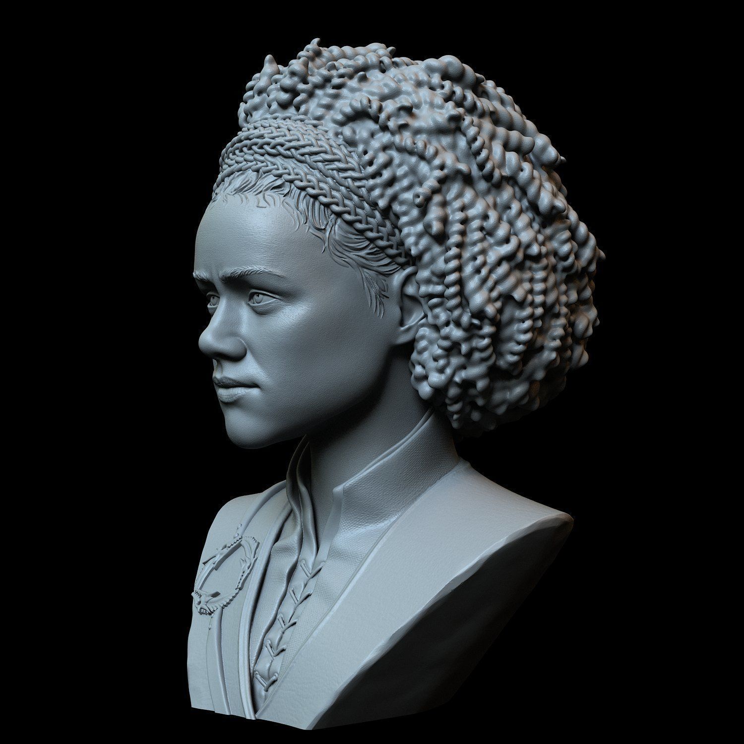 Missandei from Game of Thrones Nathalie Emmanuel 3D model 3D printable ...