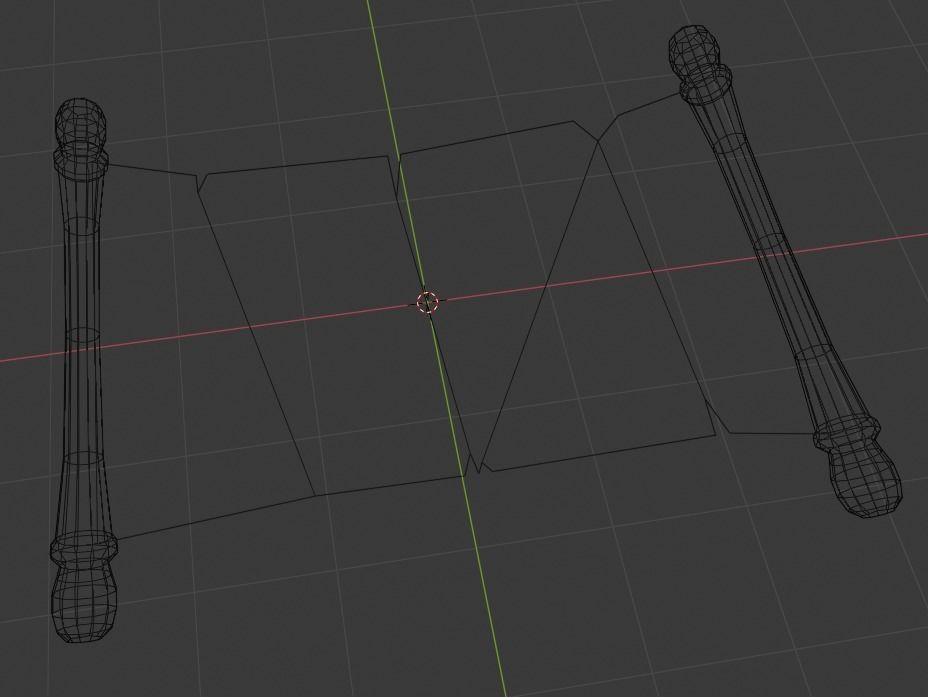 3D model Old Scroll VR / AR / low-poly | CGTrader