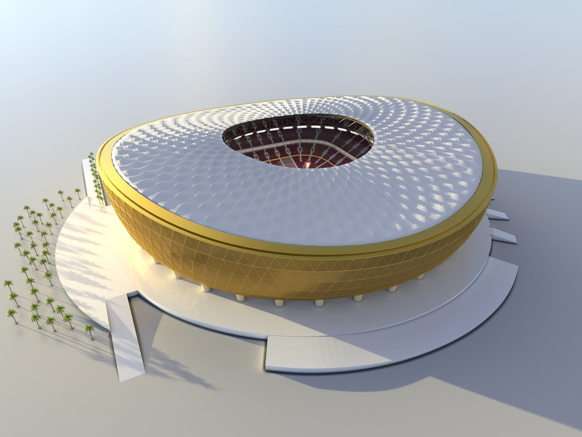 lusail stadium - fifa world cup 2022 qatar 3D model | CGTrader
