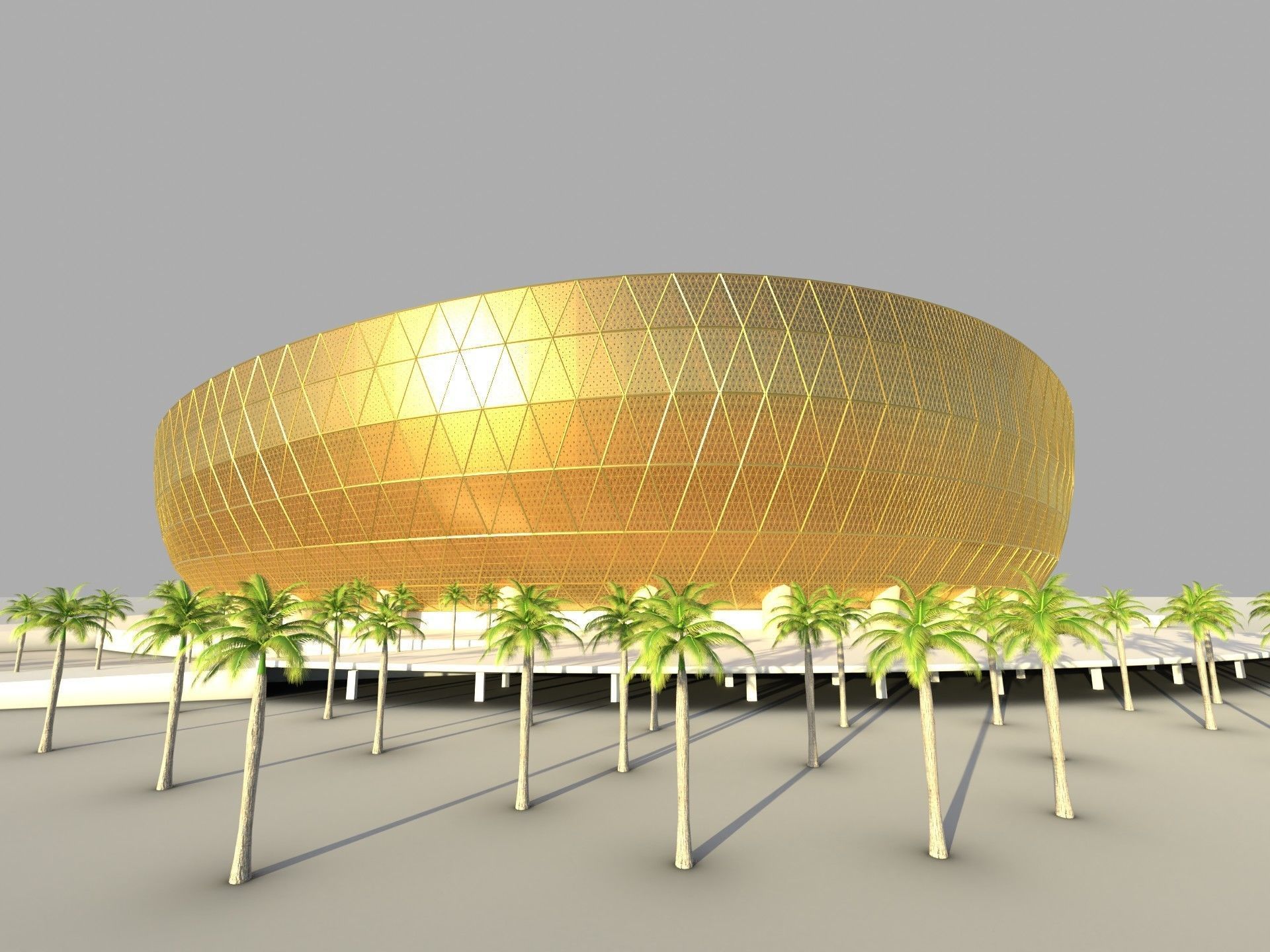 lusail stadium - fifa world cup 2022 qatar 3D model | CGTrader