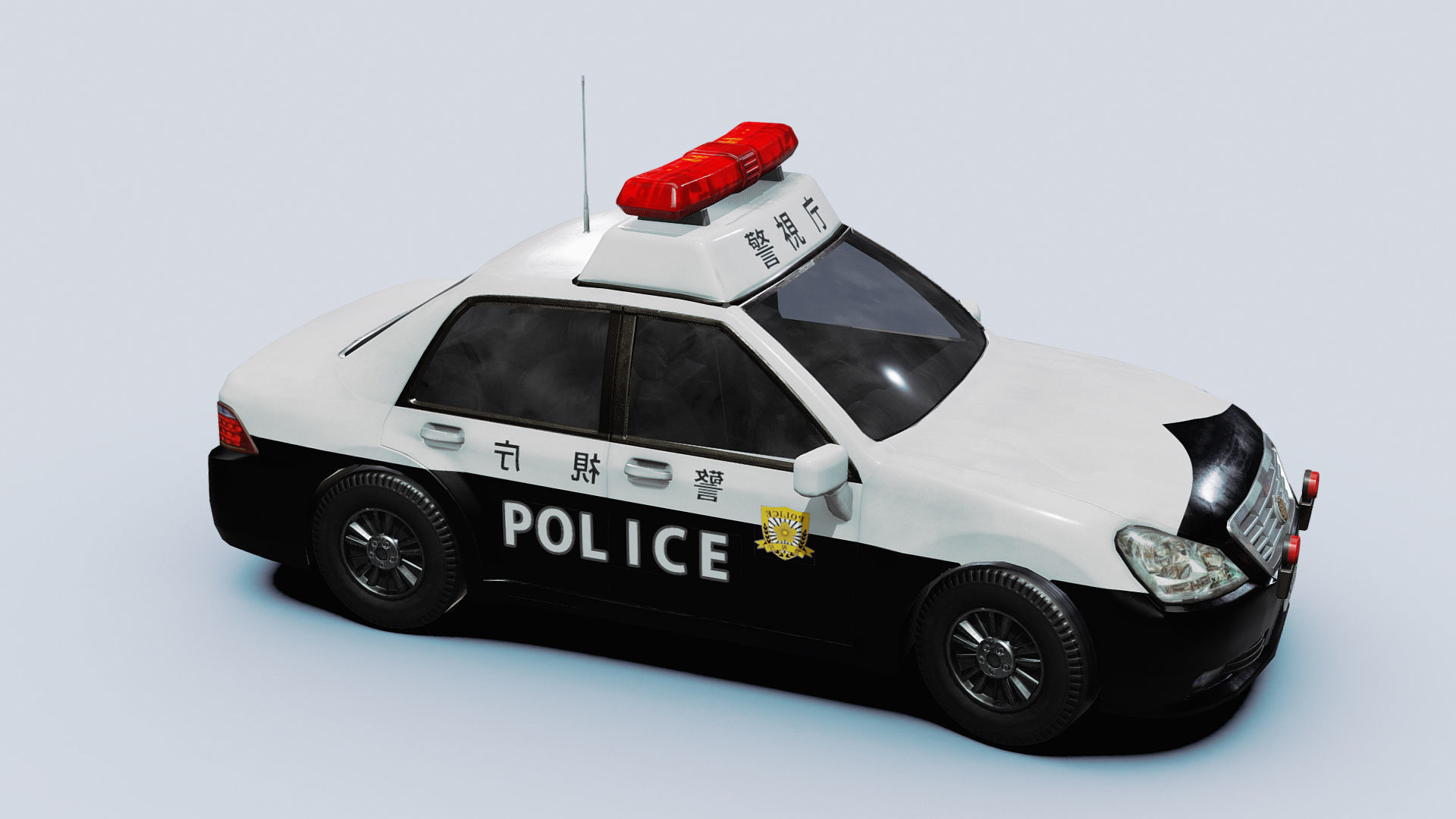 3D model Japanese Police Vehicle VR / AR / low-poly | CGTrader