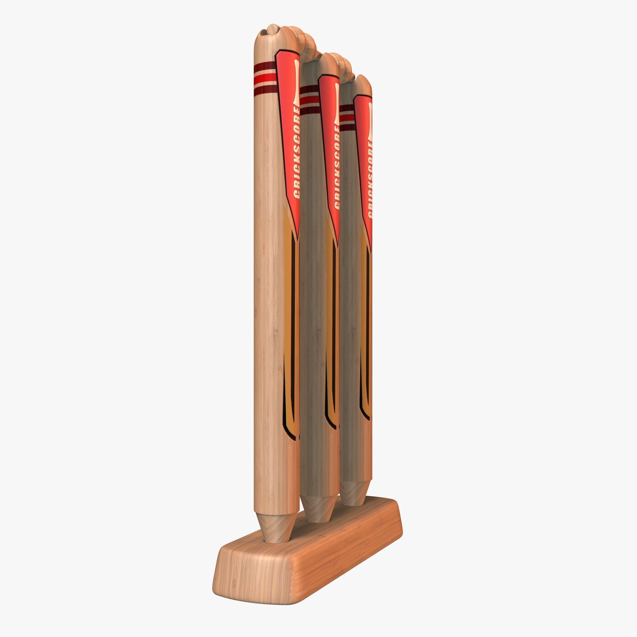 3D model Cricket Stump VR / AR / low-poly | CGTrader