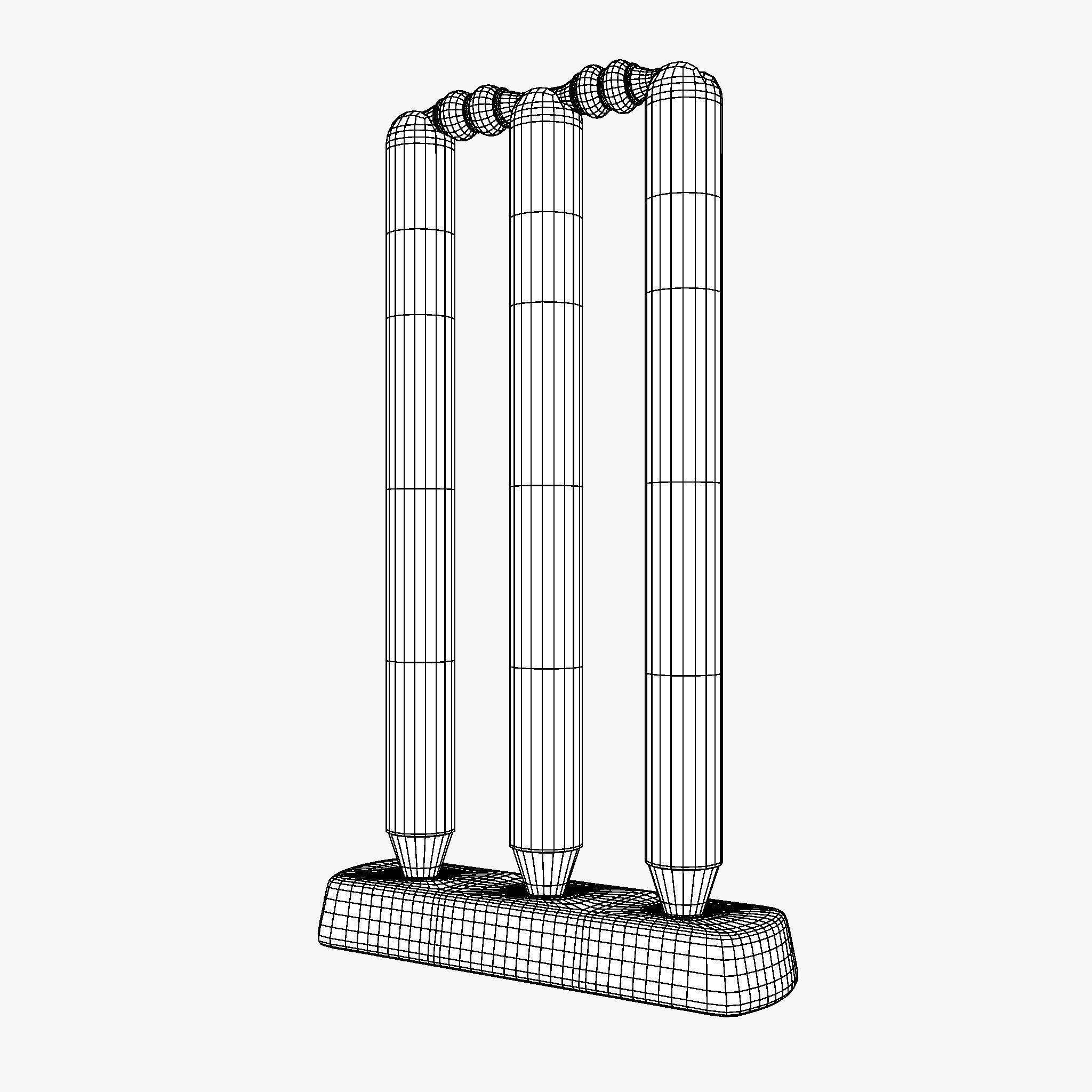 3D model Cricket Stump VR / AR / low-poly | CGTrader