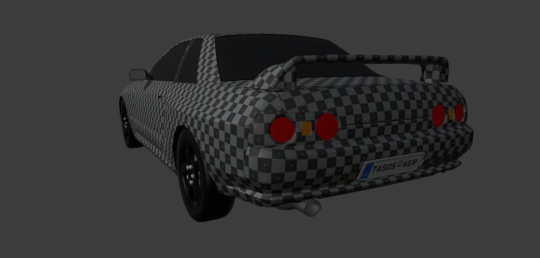 3D model Nissan Skyline GTR R32 Interior Game Ready VR / AR / low-poly ...