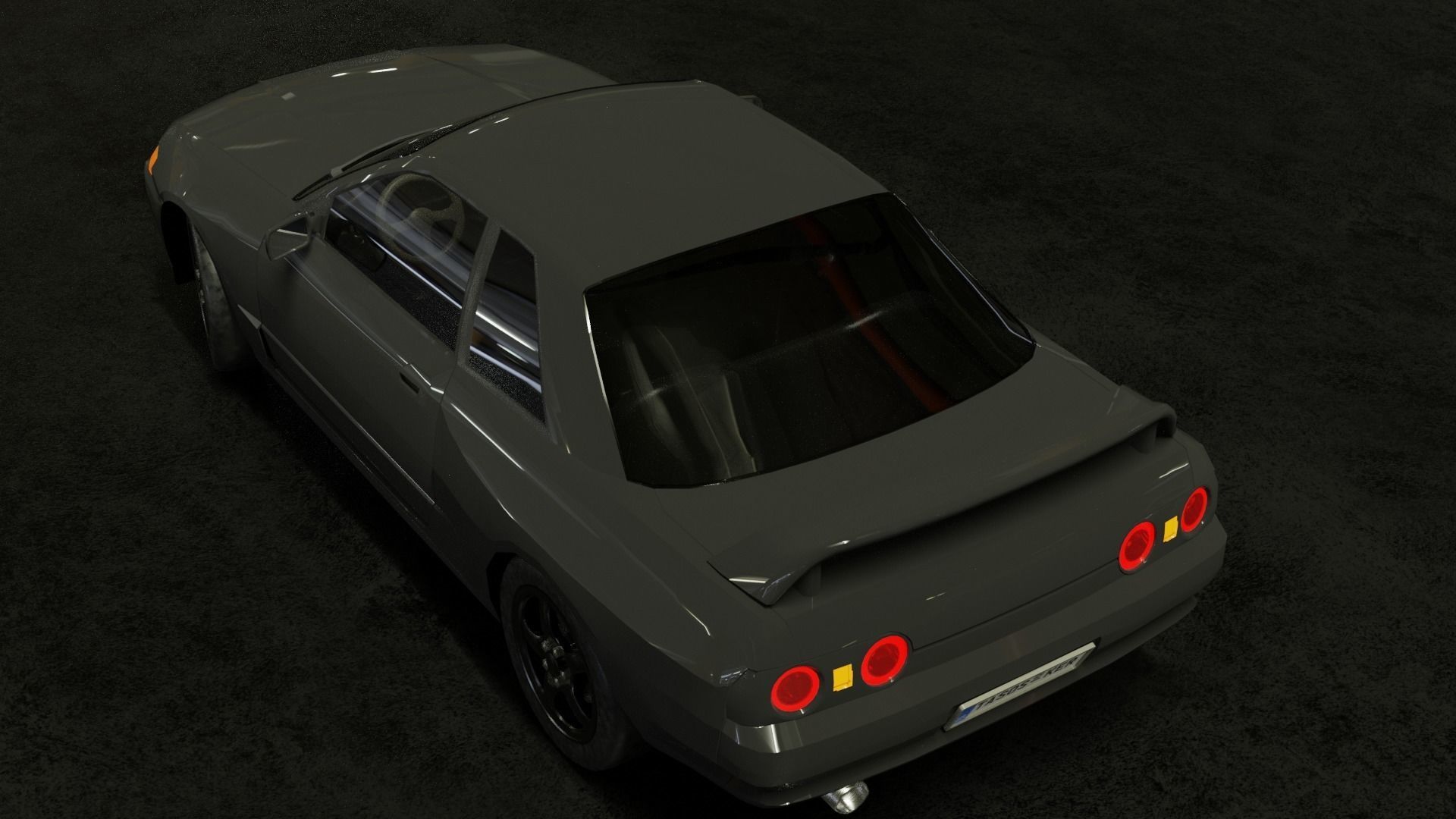 3D model Nissan Skyline GTR R32 Interior Game Ready VR / AR / low-poly ...