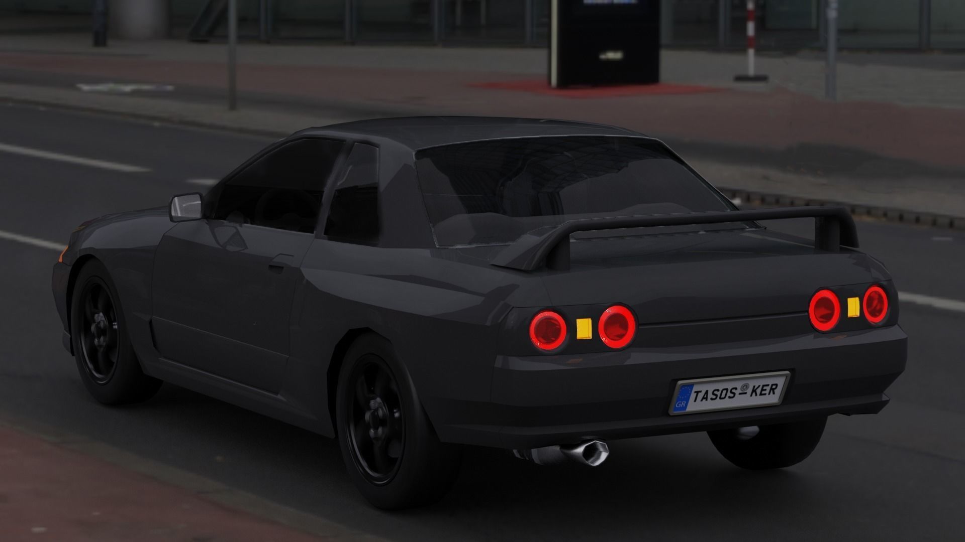 3D model Nissan Skyline GTR R32 Interior Game Ready VR / AR / low-poly ...