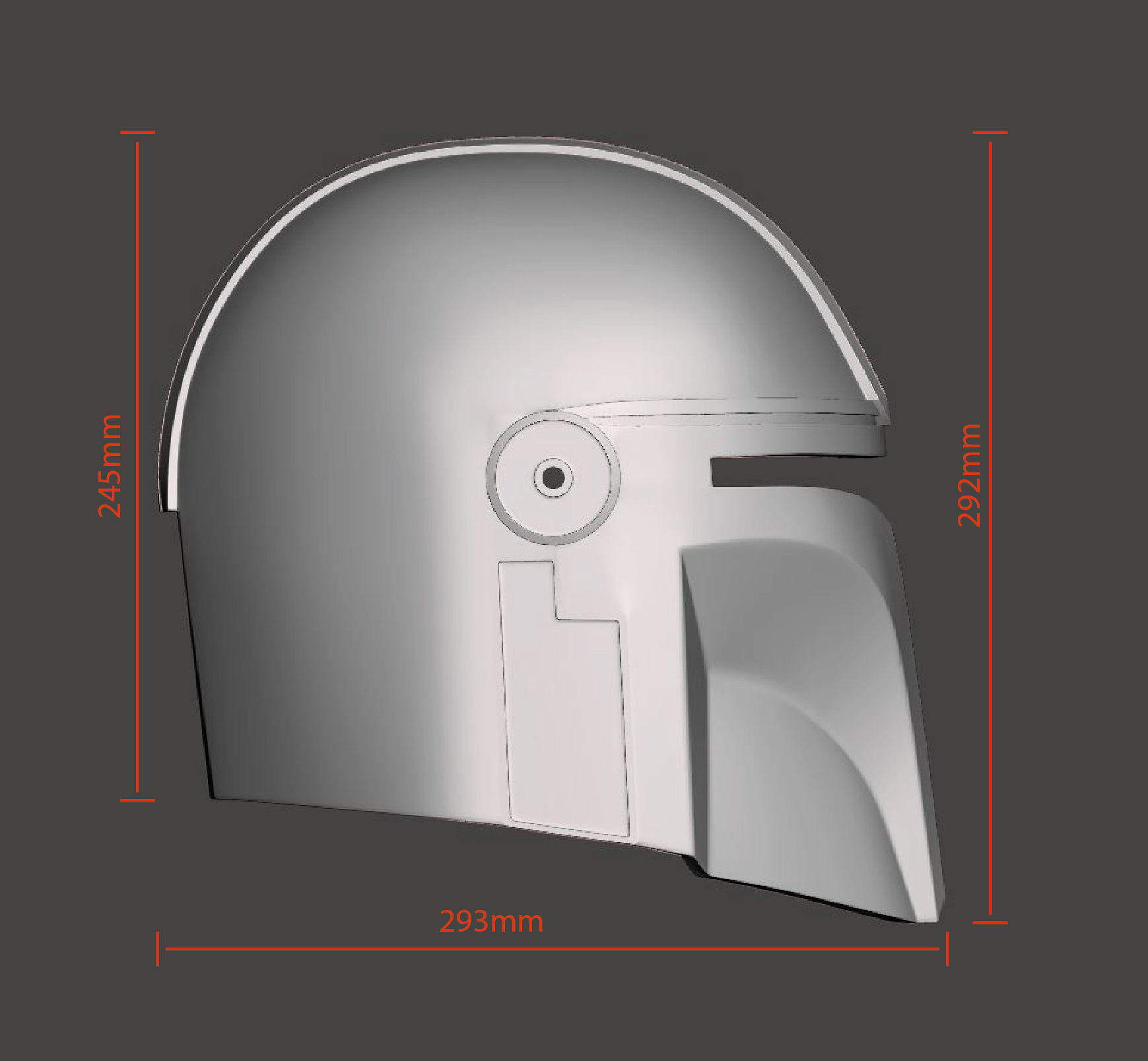 Mandalorian Helmet 3D model 3D printable | CGTrader