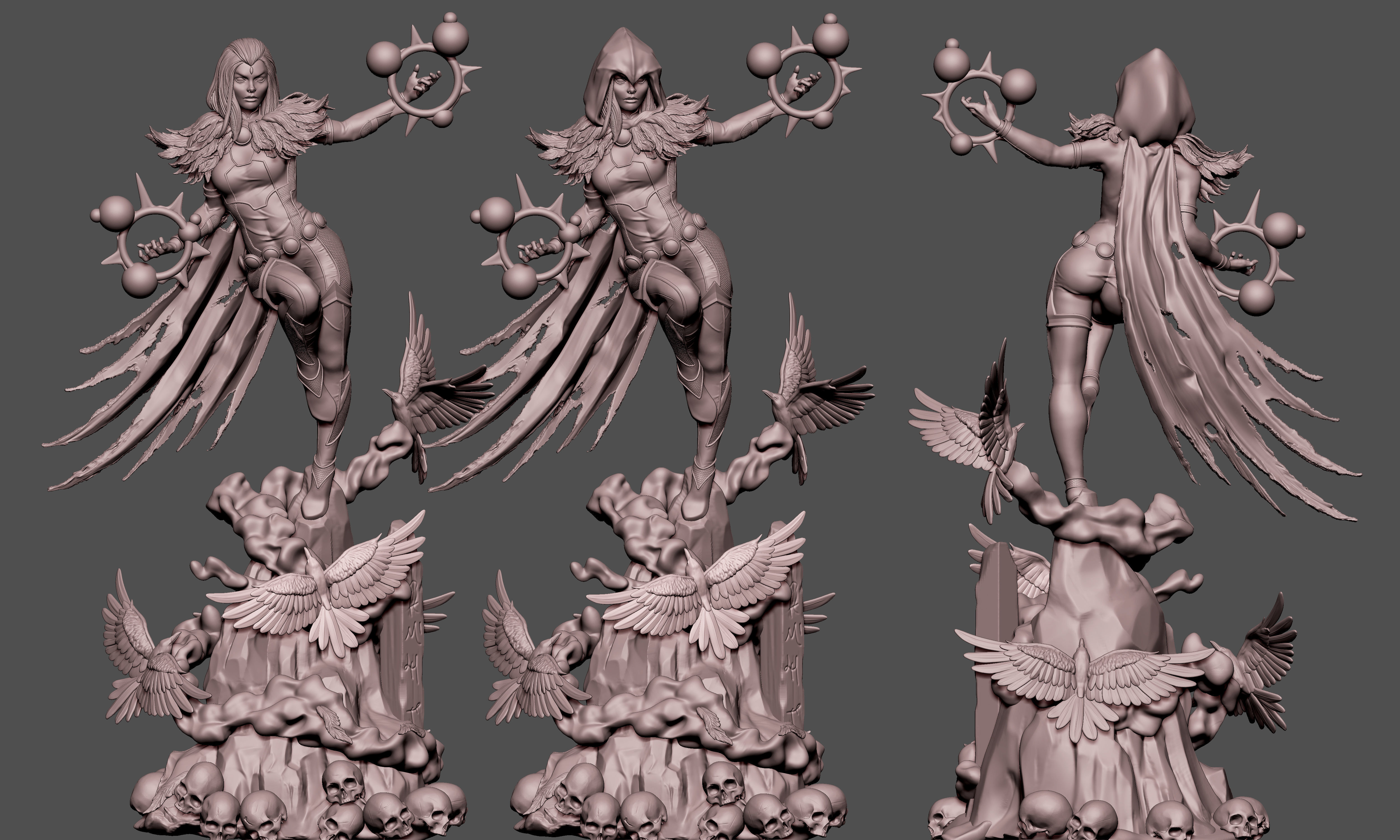 Raven DC Comics 3D model 3D printable | CGTrader