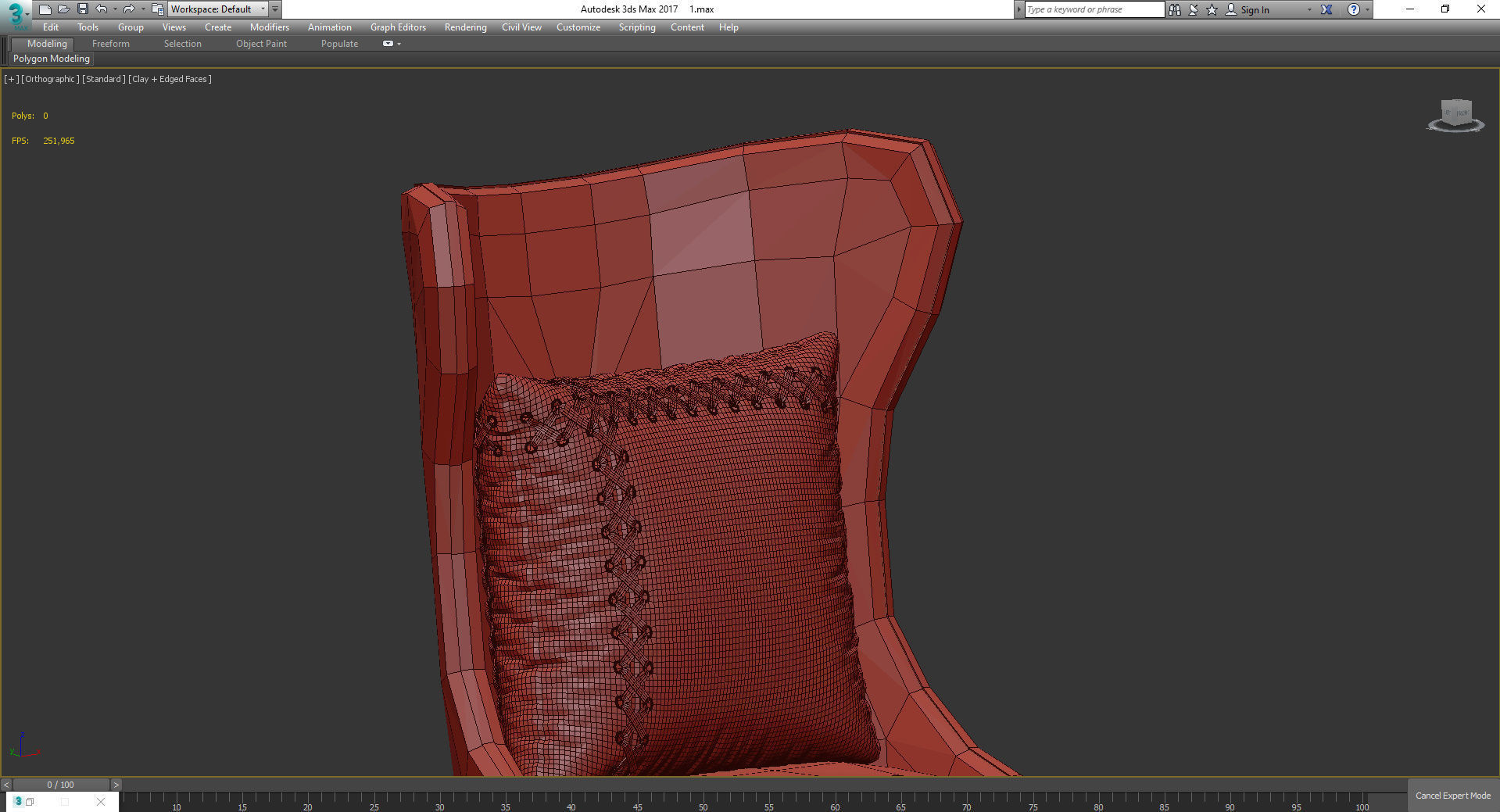 3D model GOLD CONFORT JANE JANE 3d model VR / AR / low-poly | CGTrader