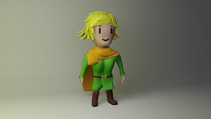 Little Prince model 3D model 3D printable | CGTrader