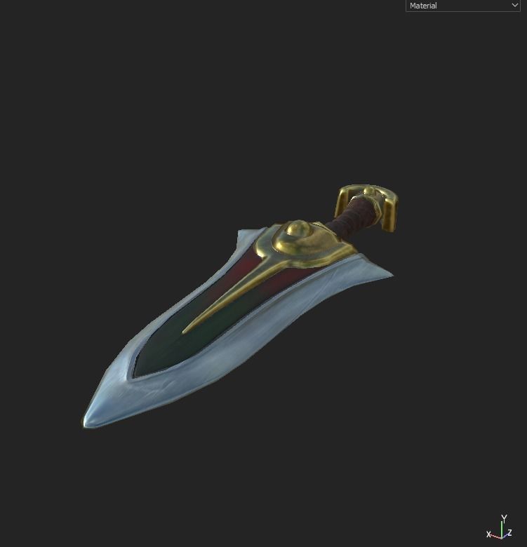 3D model Dagger sword from legend of zelda VR / AR / low-poly | CGTrader