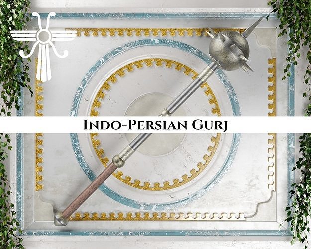 3D model Ancient Indo Persian Gurj VR / AR / low-poly | CGTrader