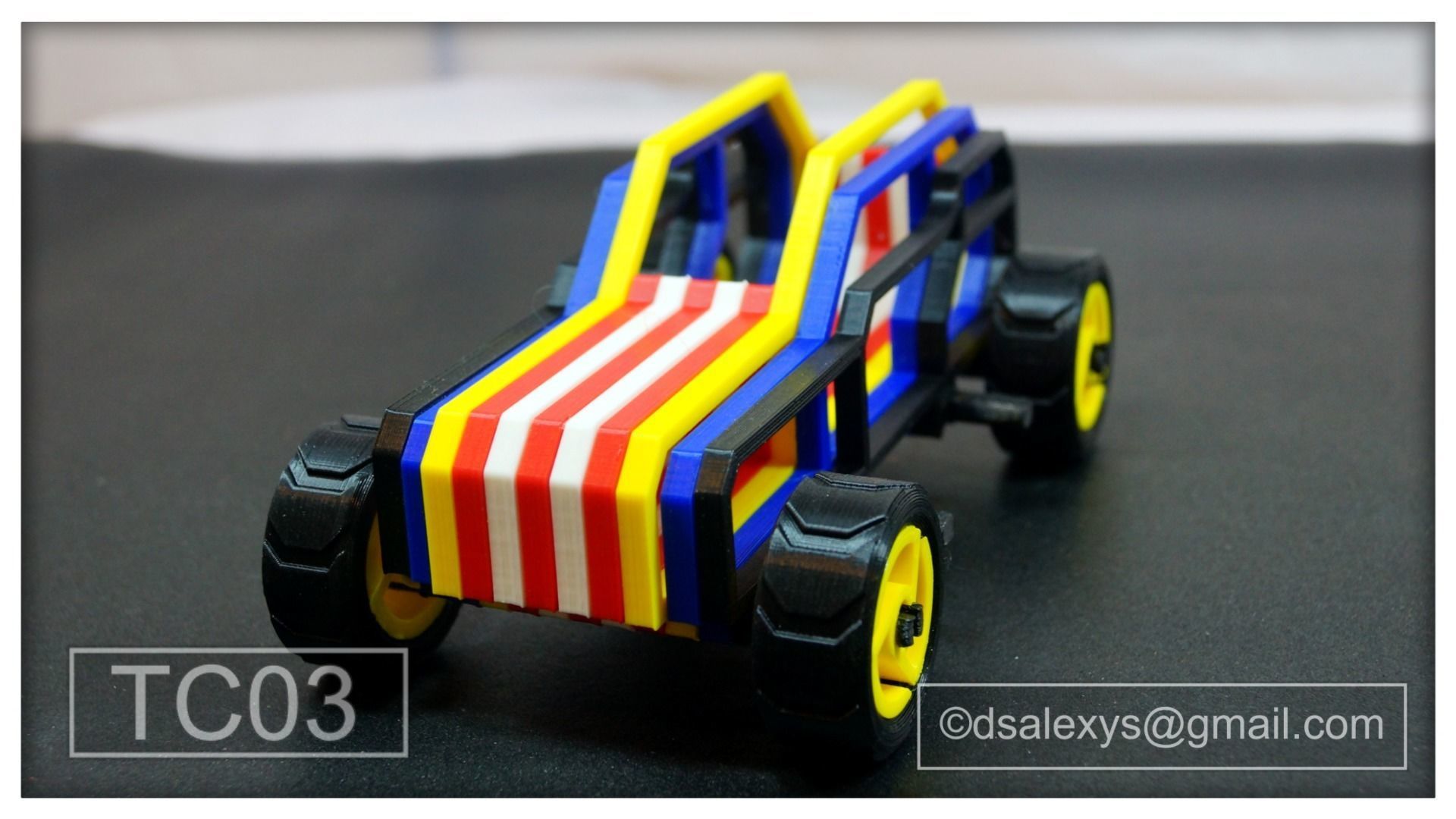 3d Printed Toy Car Kit 3D model | CGTrader