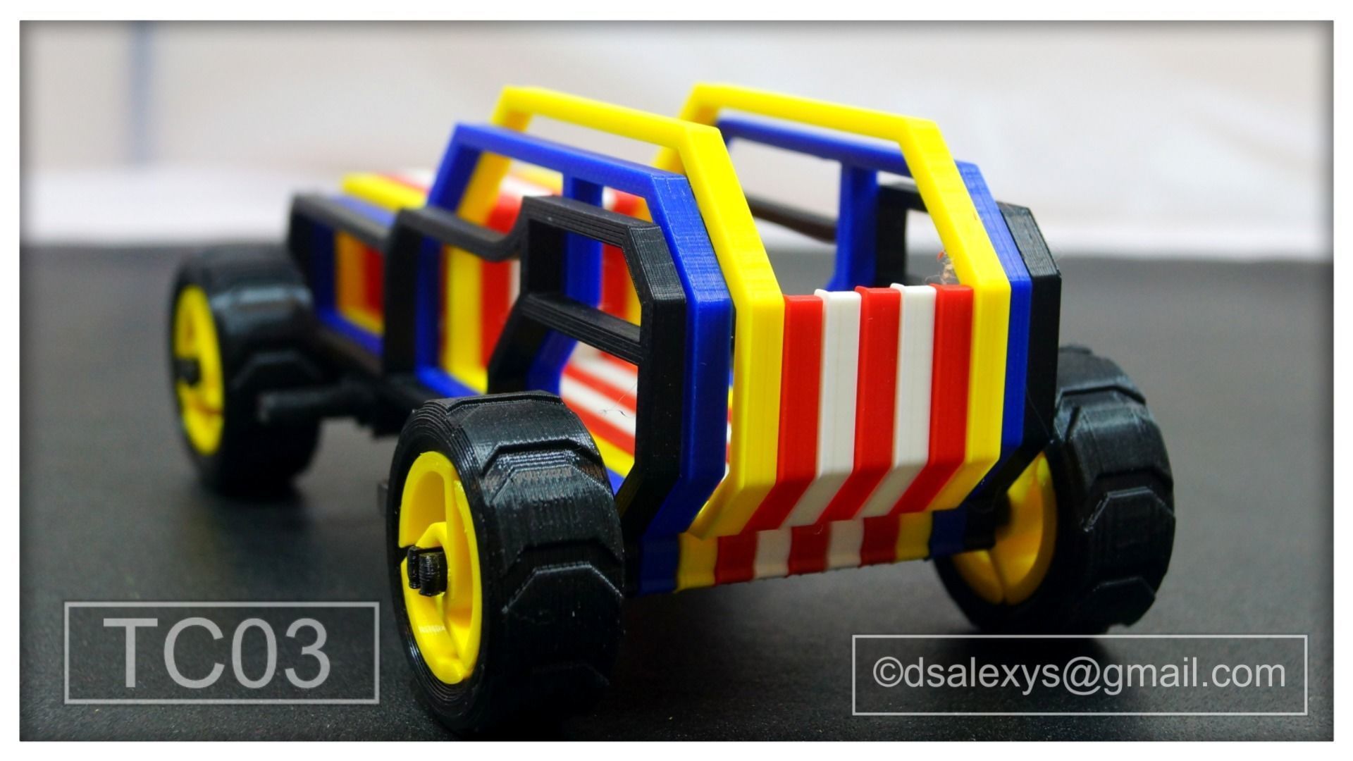 3d Printed Toy Car Kit 3D model | CGTrader