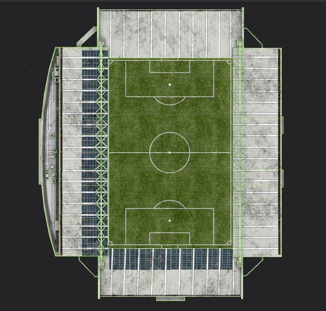 3D model DW Stadium VR / AR / low-poly | CGTrader