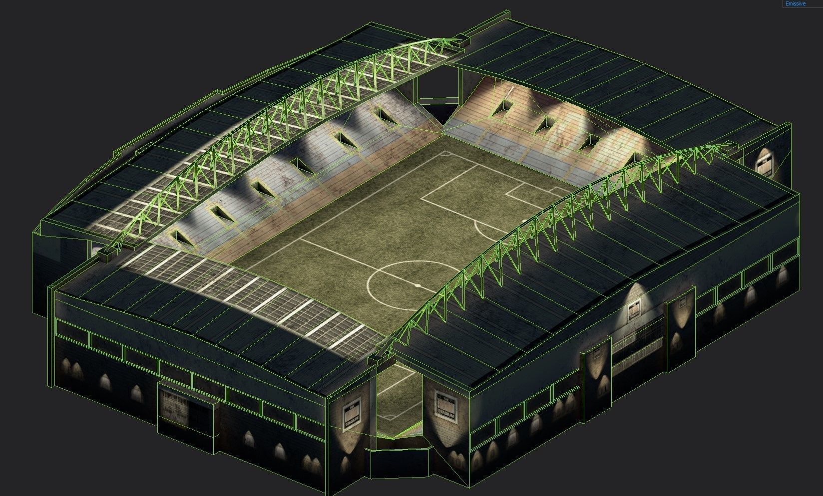 3D model DW Stadium VR / AR / low-poly | CGTrader
