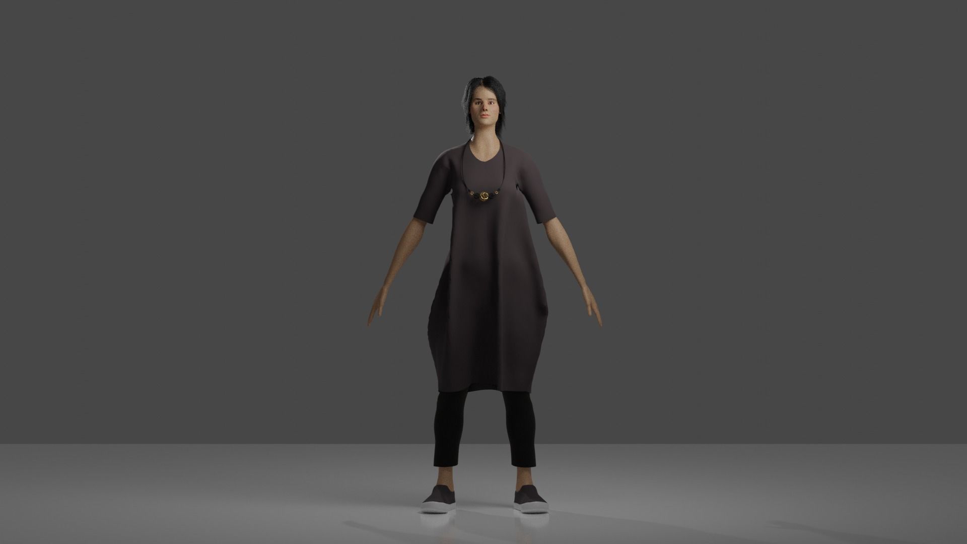 Digital Human Female 001 free 3D model | CGTrader