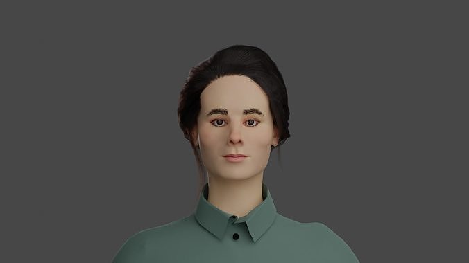 Digital Human Female 002 free 3D model | CGTrader