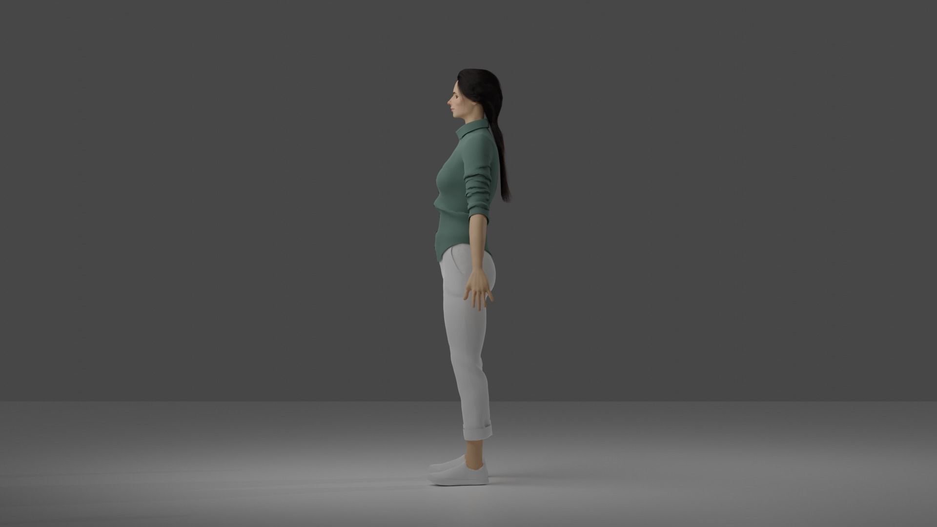 Digital Human Female 002 free 3D model | CGTrader