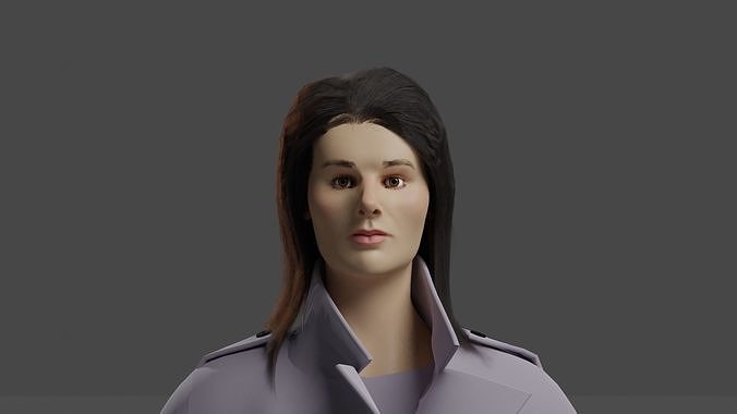 Digital Human Female 003 free 3D model | CGTrader