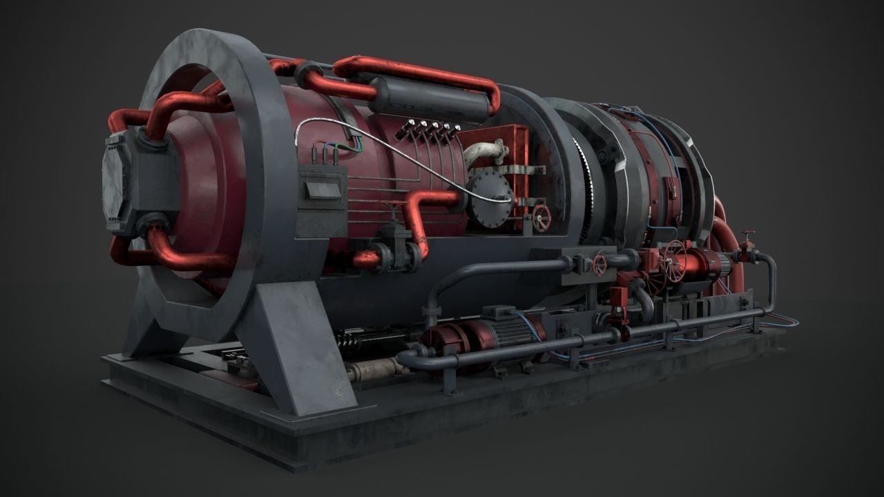 Machinery device 3D model | CGTrader