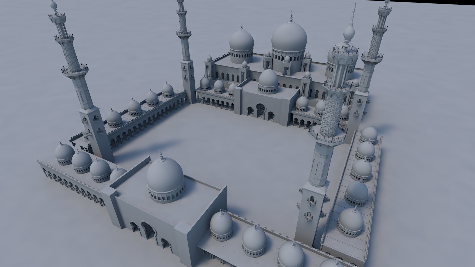 Sheikh Zayed Grand Mosque 3D model | CGTrader