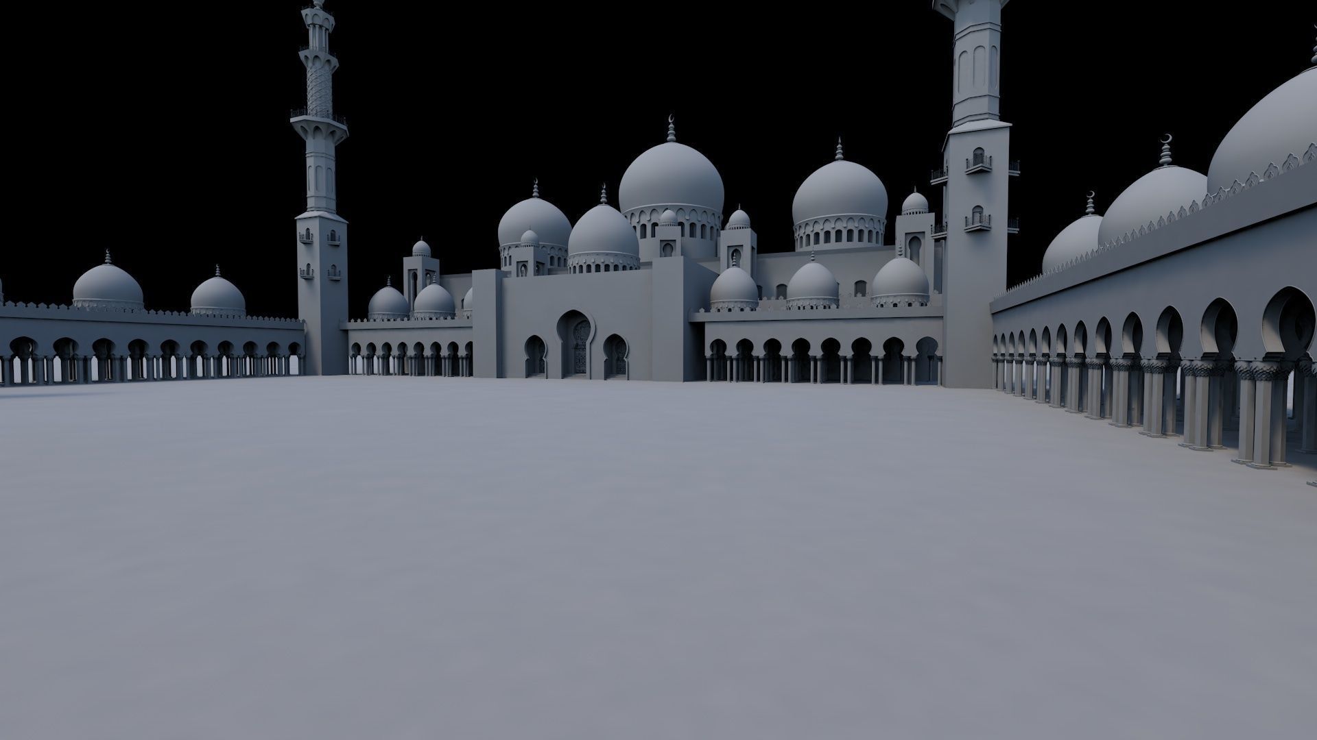 Sheikh Zayed Grand Mosque 3D model | CGTrader