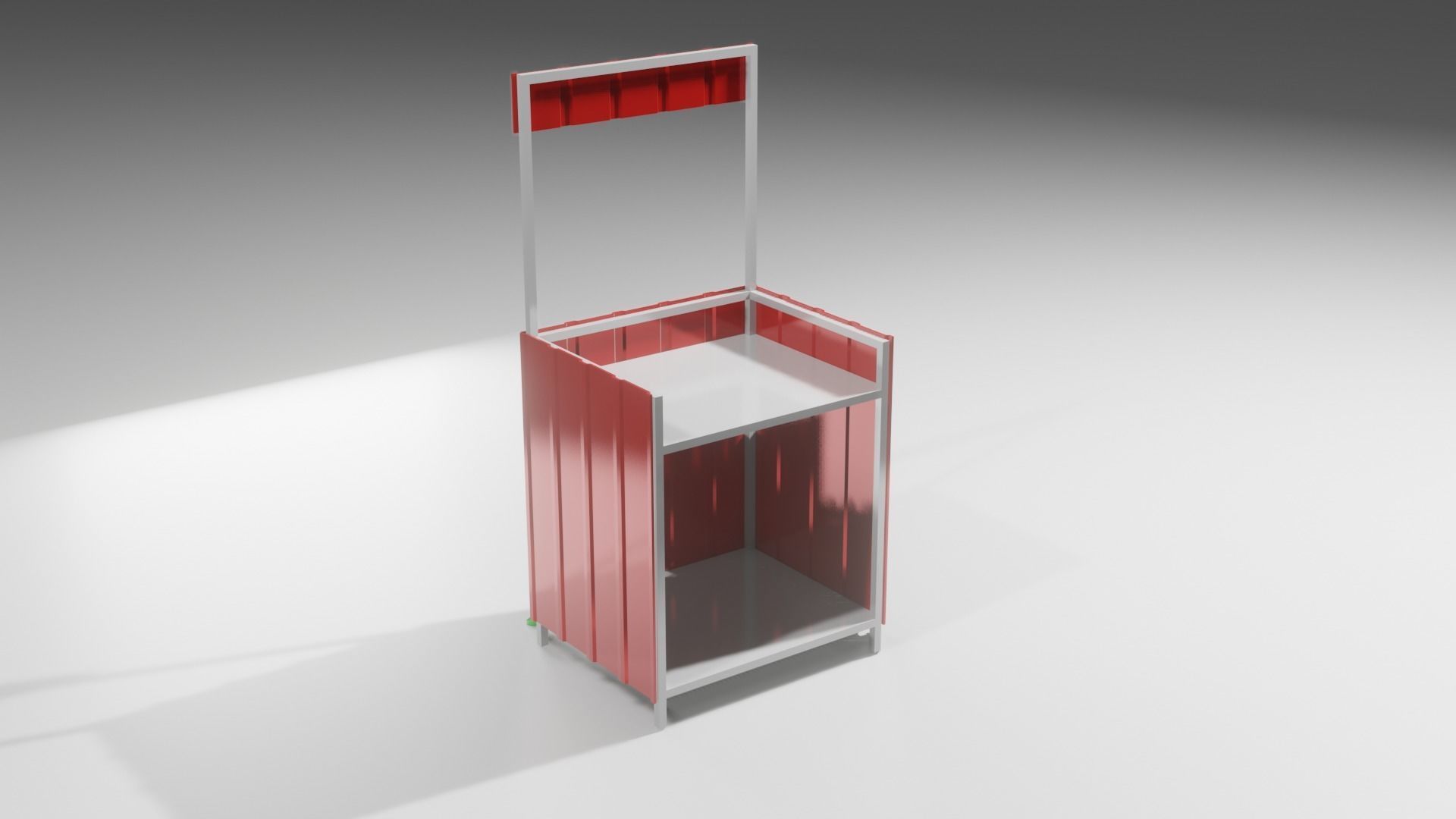 mini booth 3D model | CGTrader