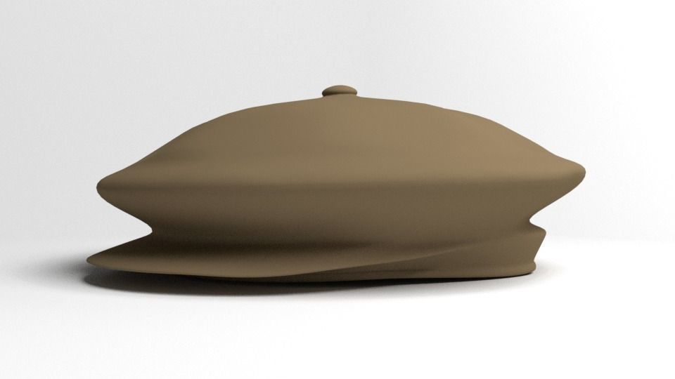 Newsboy Cap 3D model | CGTrader
