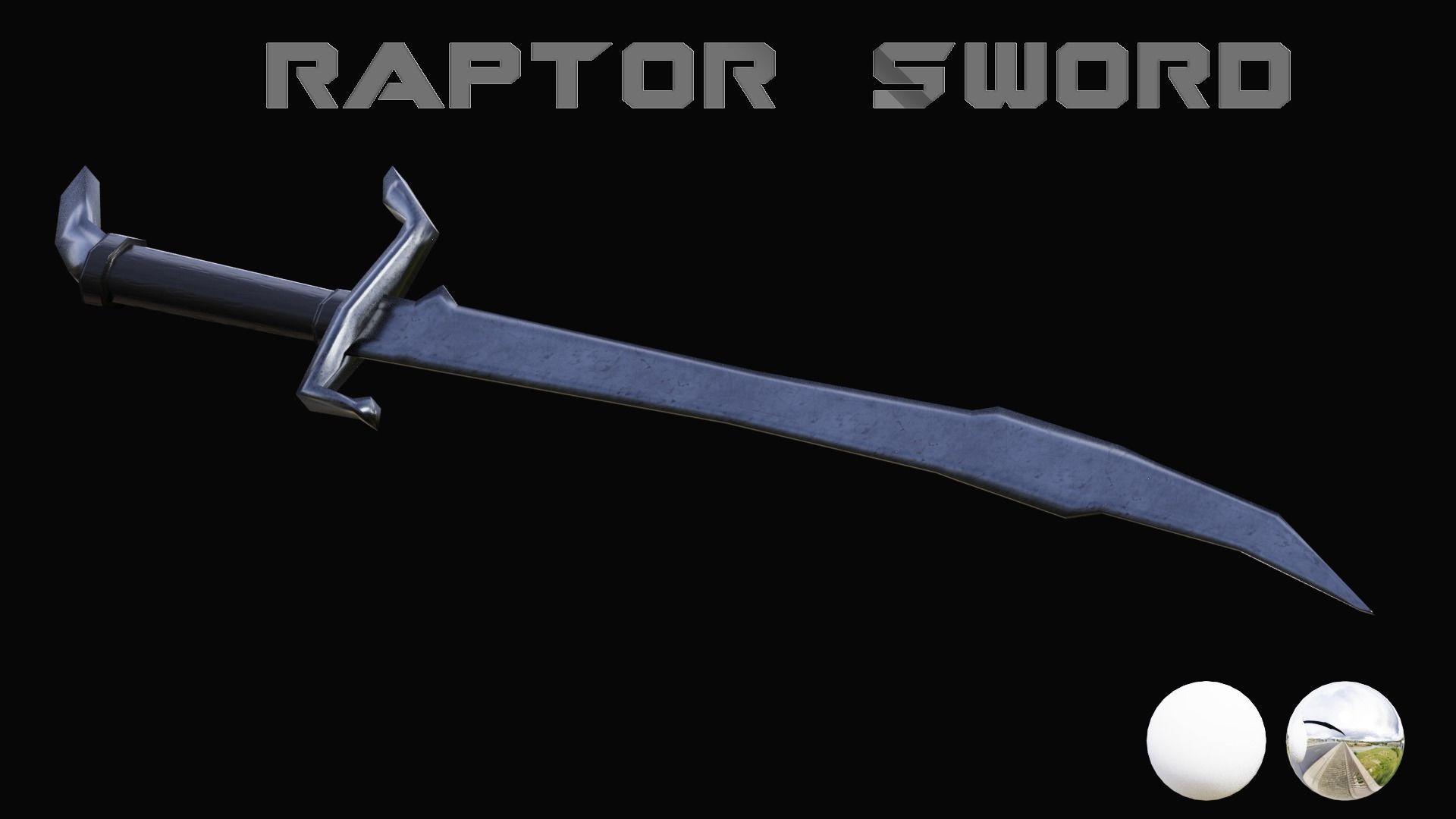 3D model Raptor Sword VR / AR / low-poly | CGTrader