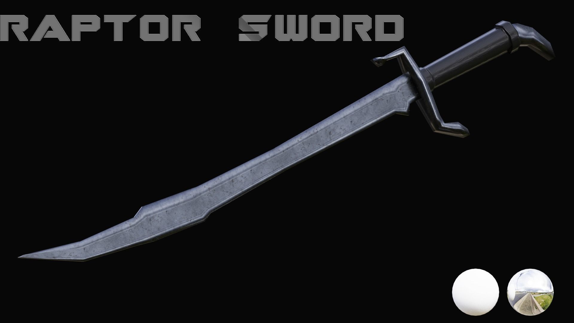 3D model Raptor Sword VR / AR / low-poly | CGTrader