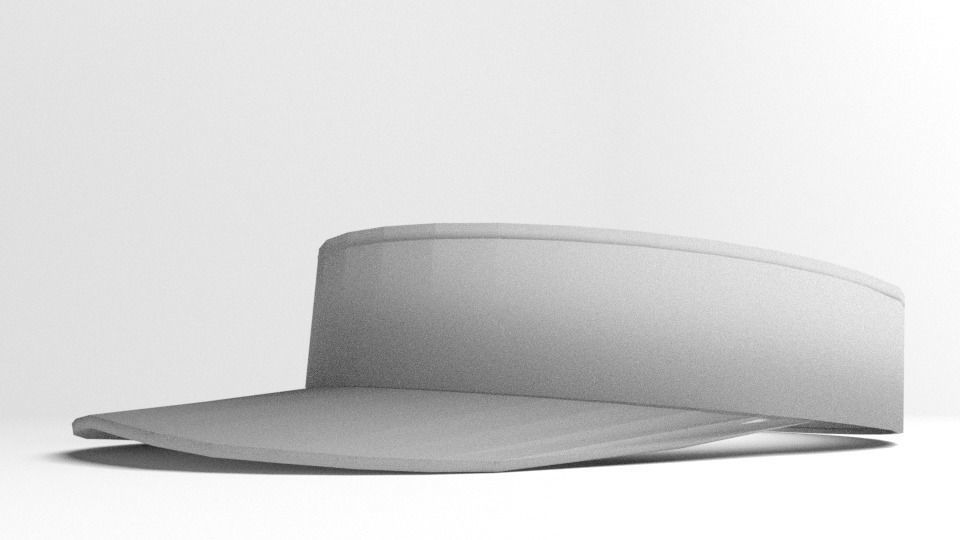 Visor Cap 3D model | CGTrader