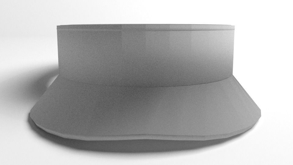 Visor Cap 3D model | CGTrader
