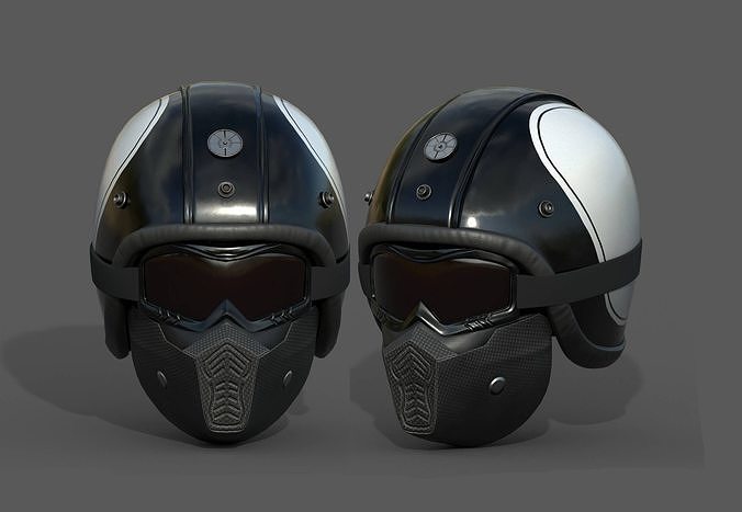 Fighter Pilot Motorcycle Helmet Full Face
