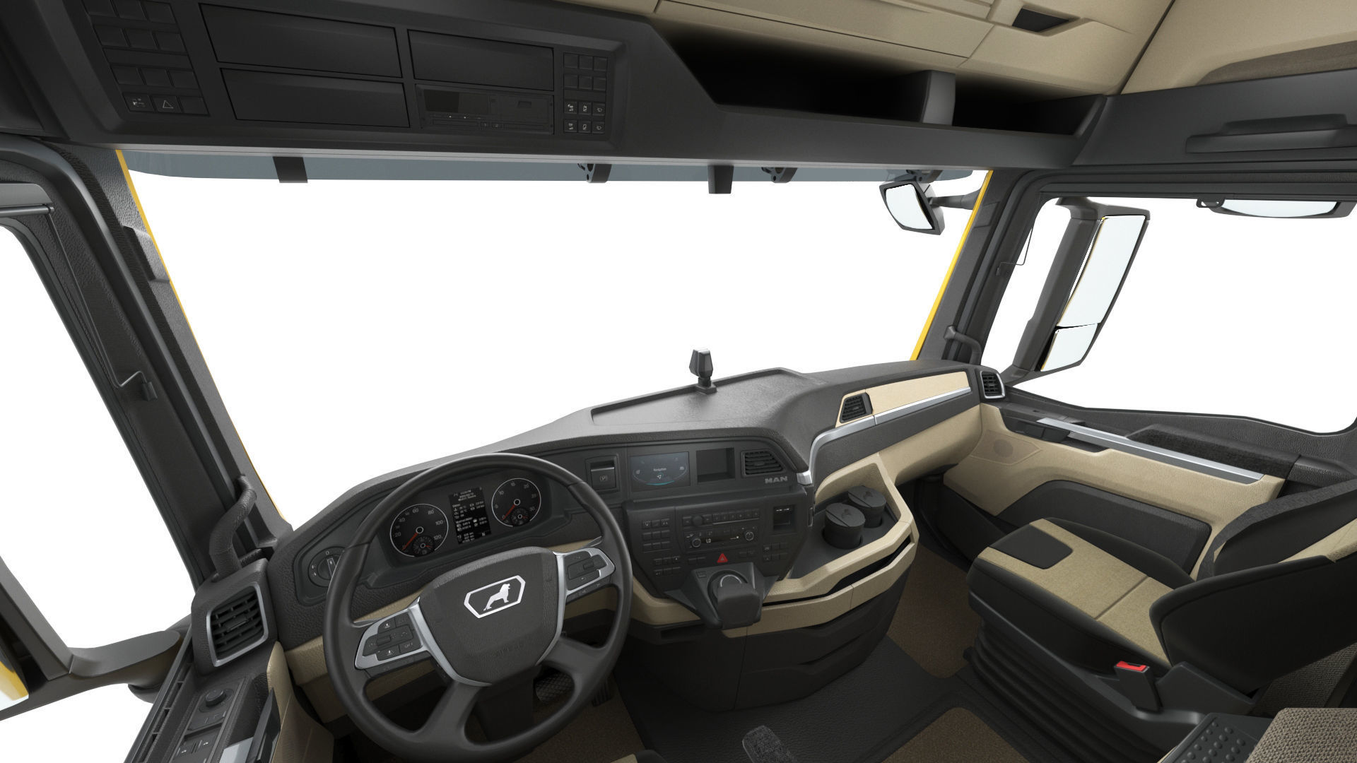 Man TGX 2020 with interior 3D model | CGTrader