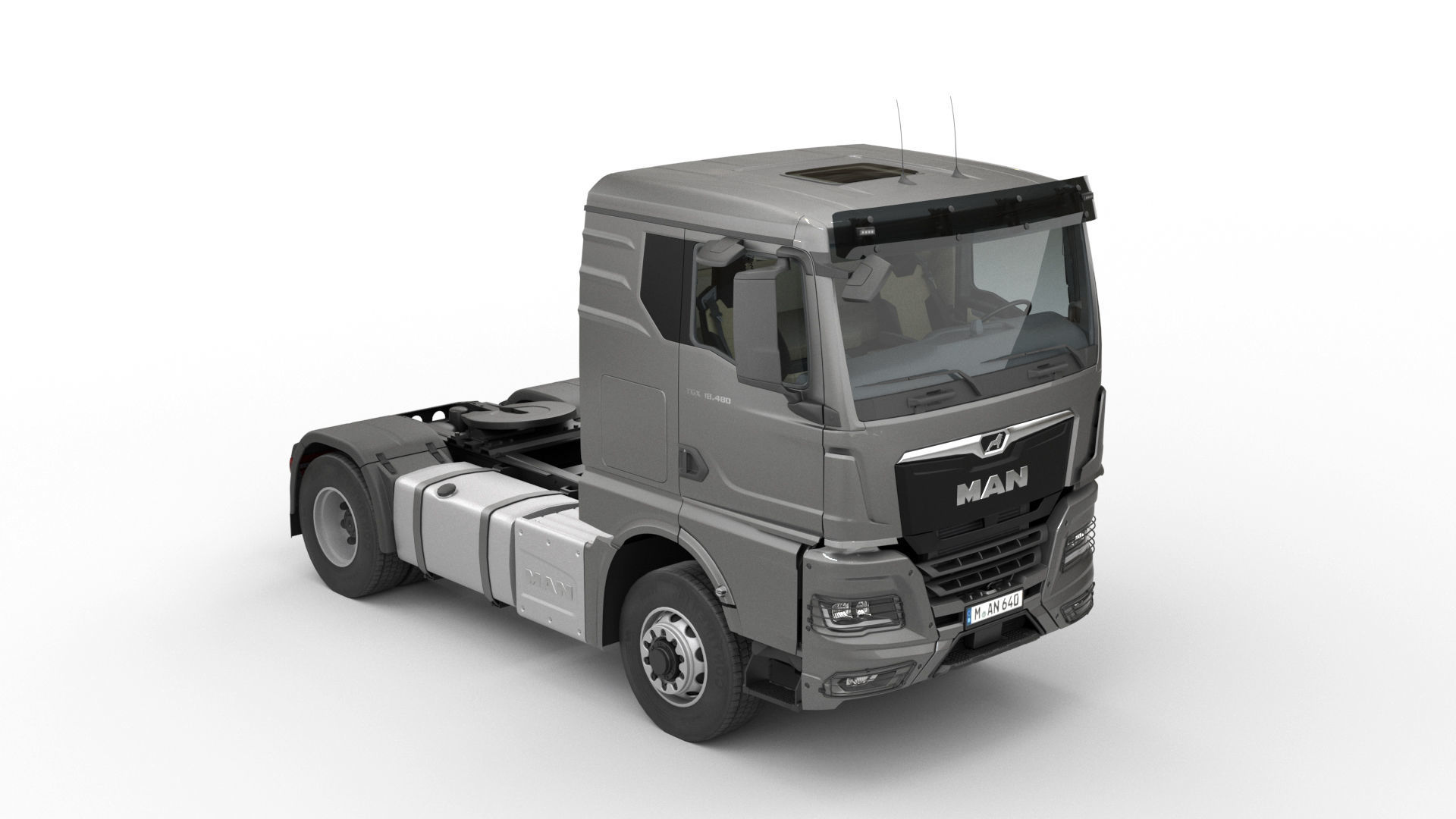 Man TGX 2020 with interior 3D model | CGTrader