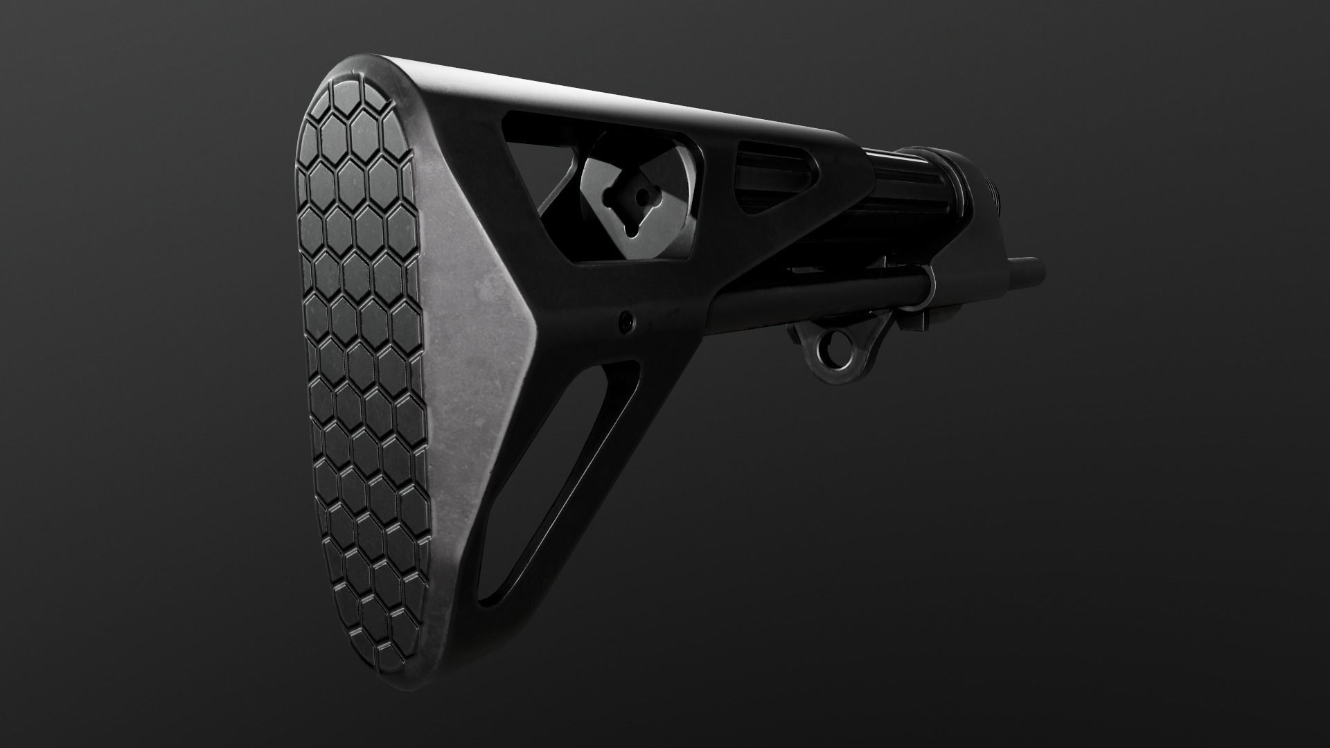 3D model Maxim Defense CQB7 AR15 Collapsible Buttstock VR / AR / low ...