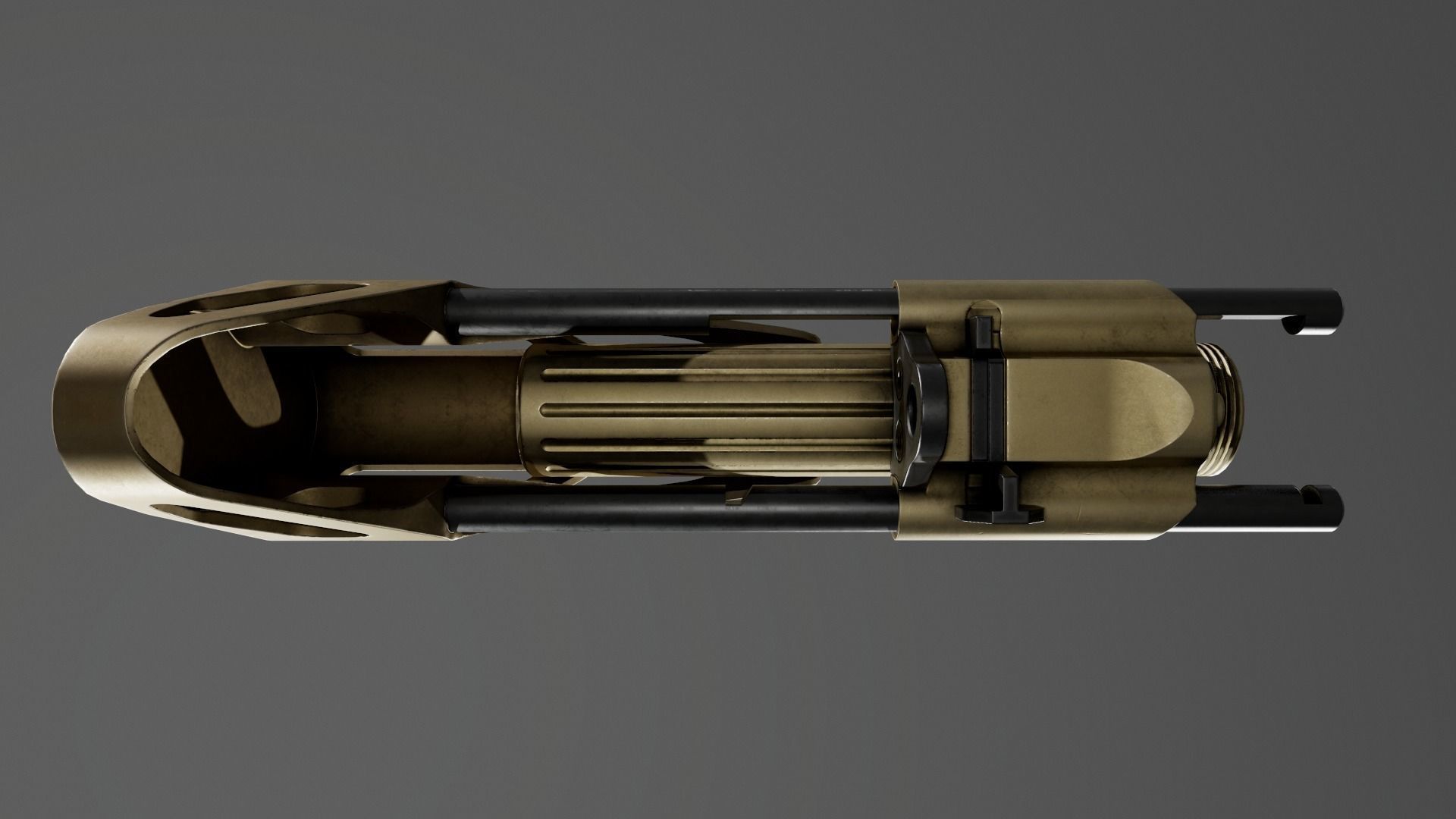 3D model Maxim Defense CQB7 AR15 Collapsible Buttstock VR / AR / low ...