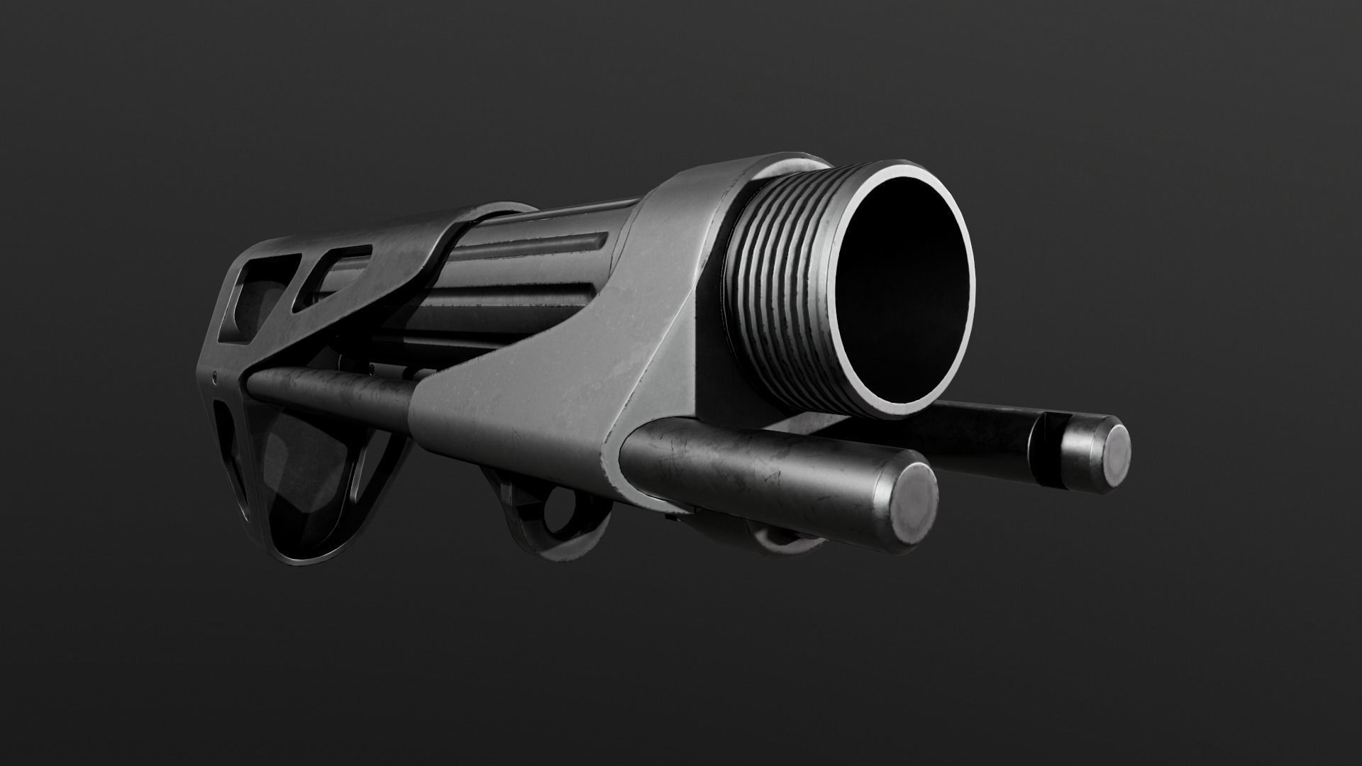 3D model Maxim Defense CQB7 AR15 Collapsible Buttstock VR / AR / low ...