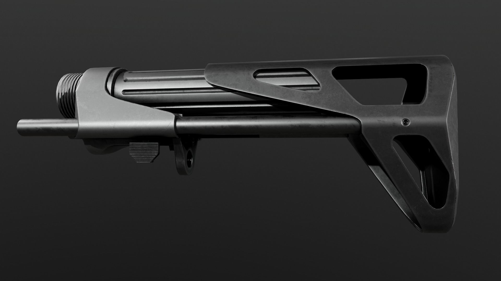 3D model Maxim Defense CQB7 AR15 Collapsible Buttstock VR / AR / low ...