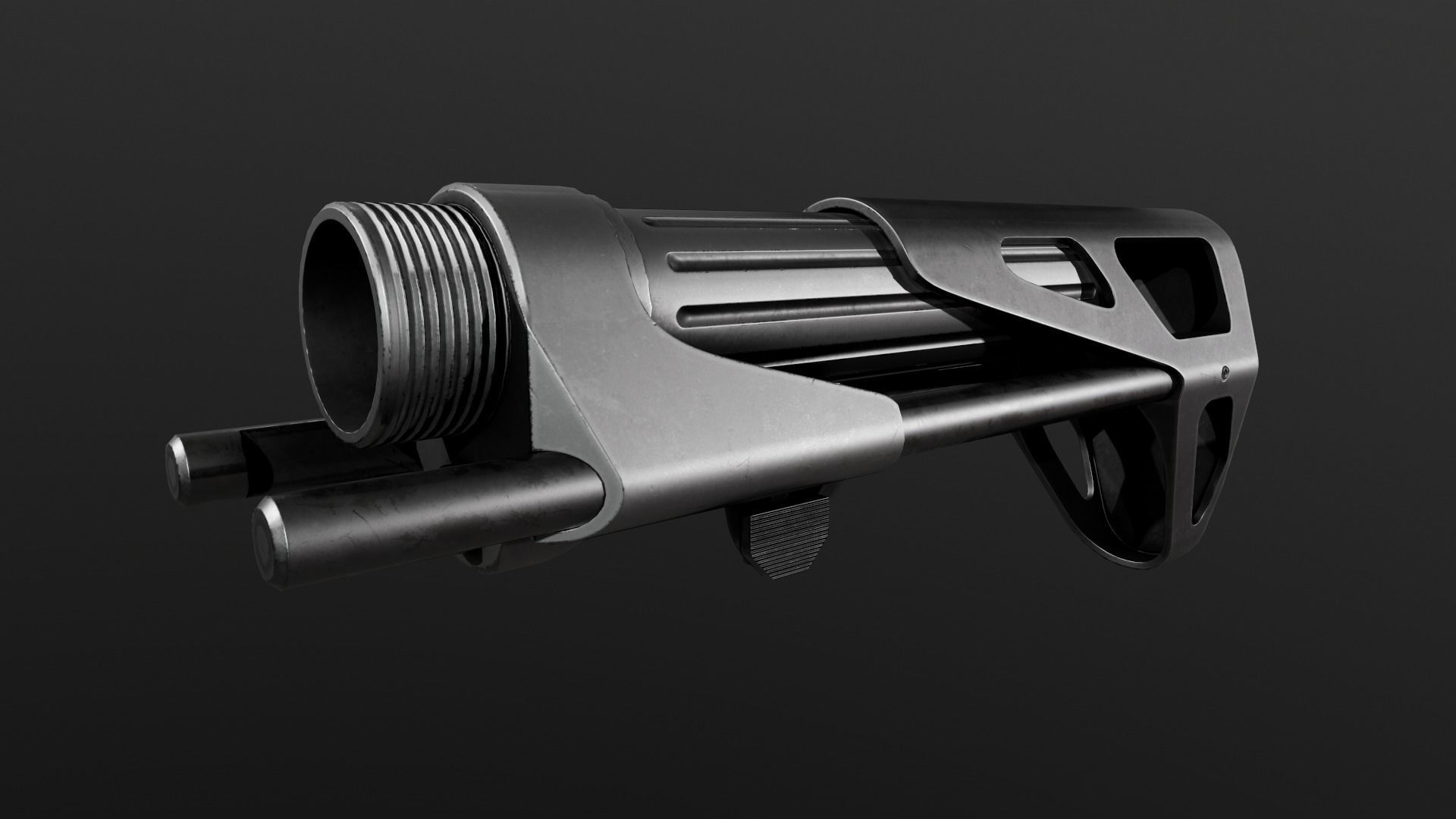 3D model Maxim Defense CQB7 AR15 Collapsible Buttstock VR / AR / low ...