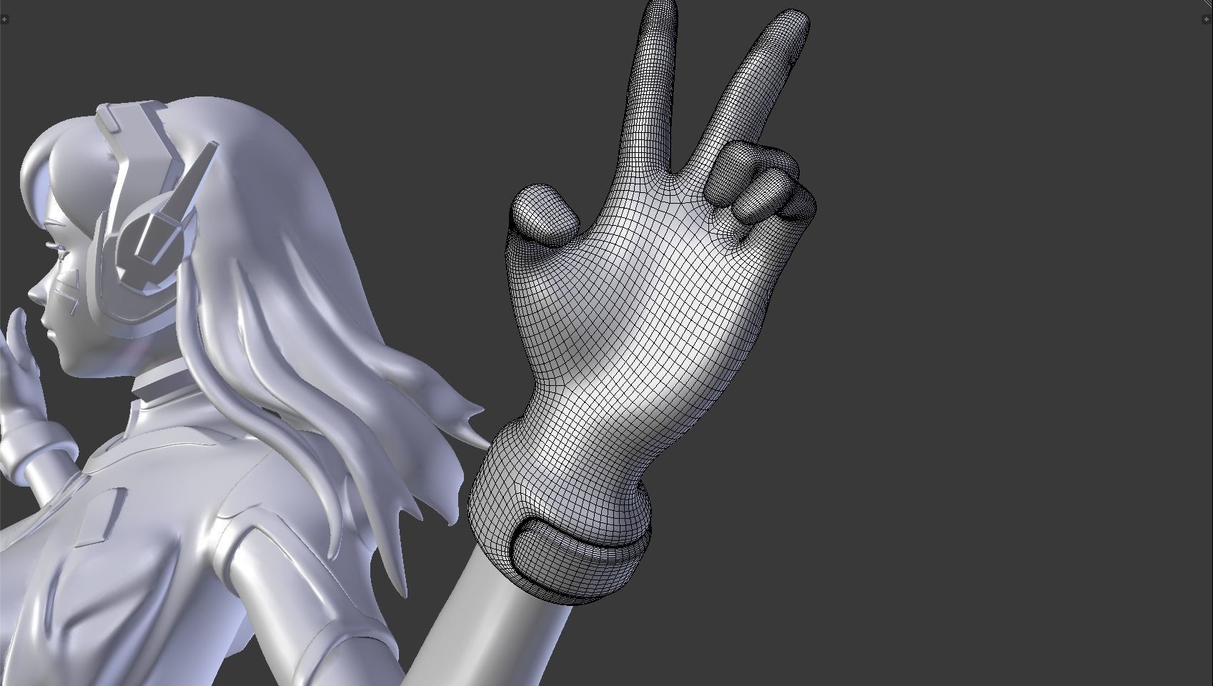 Overwatch - DVA 3D model 3D printable | CGTrader