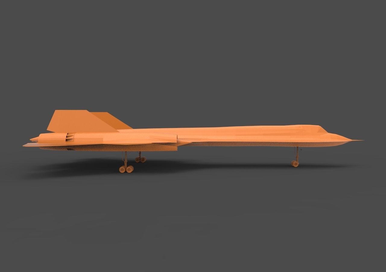 SR-71 3D model 3D printable | CGTrader