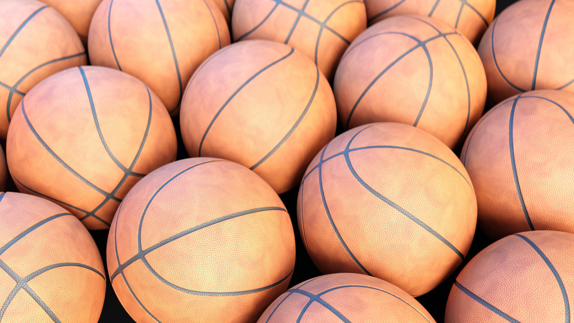 PBR basketball with 4k texture maps 3D model | CGTrader