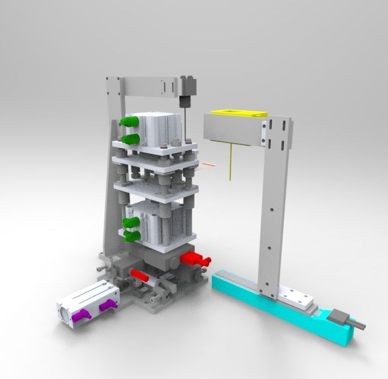 Ccd stamping mechanism 3D model | CGTrader