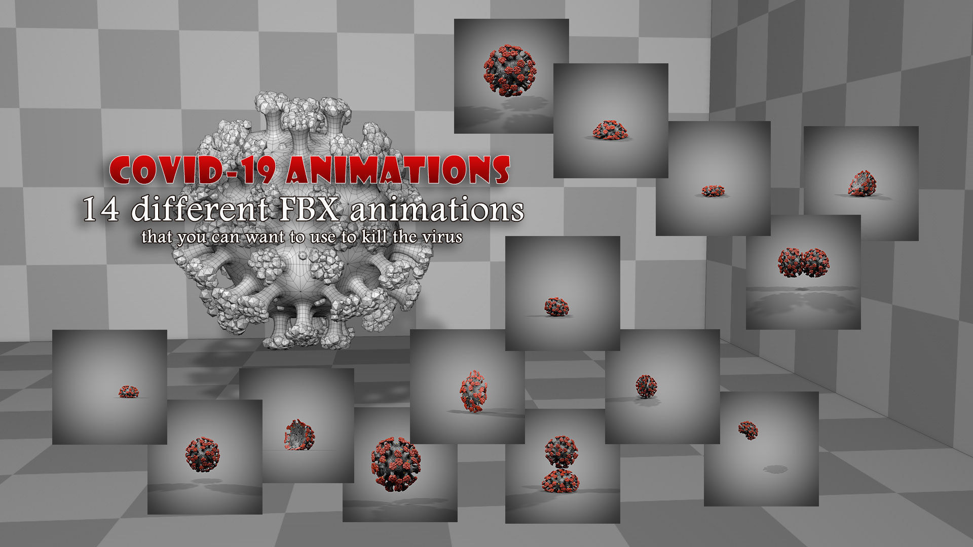 Virus Animations 3D model animated | CGTrader