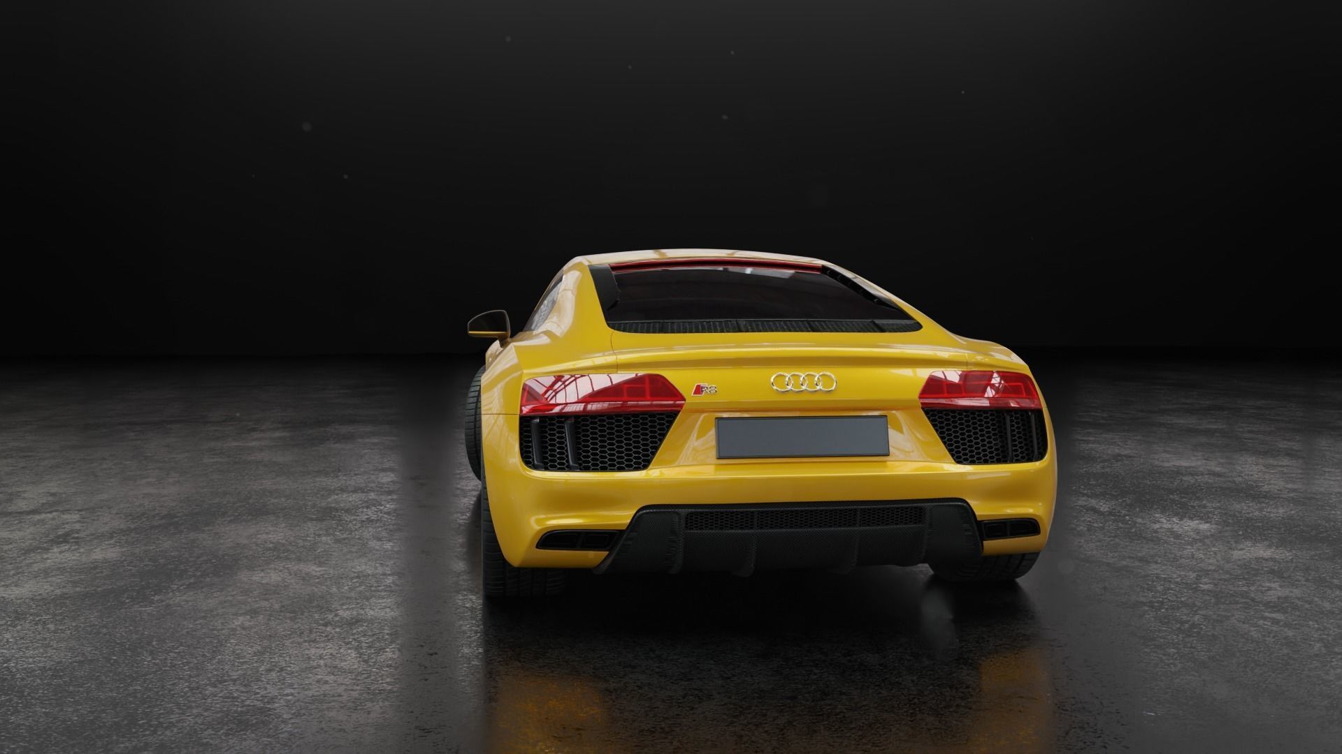 Audi R8 2016 - Rigged 3D model rigged | CGTrader