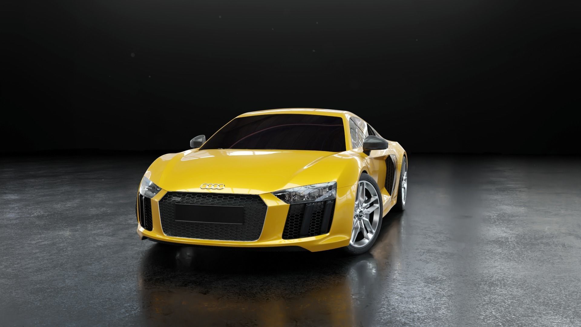 Audi R8 2016 - Rigged 3D model rigged | CGTrader